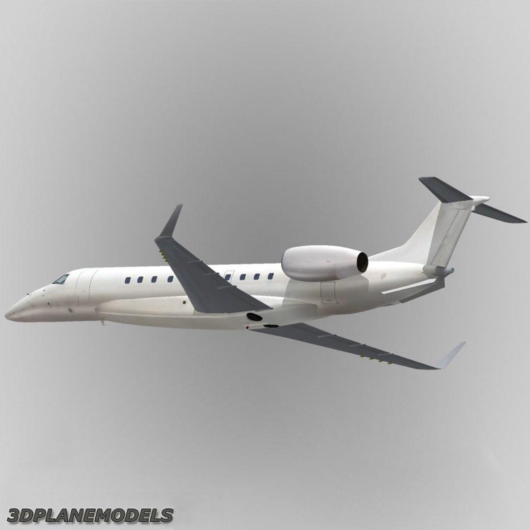 Embraer Erj-135bj Legacy Business Jet 3d Model