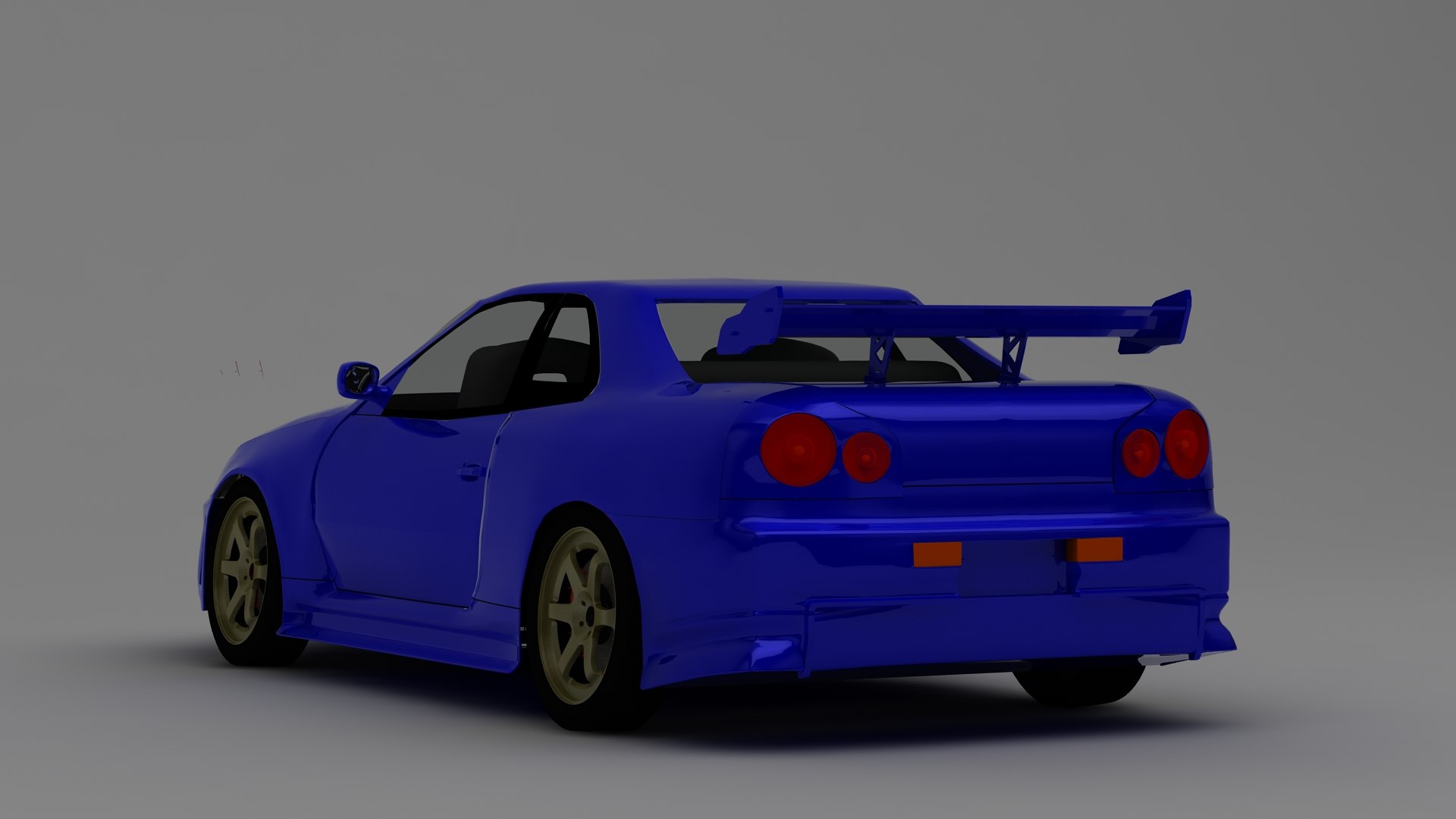 NISSAN SKYLINE GTR R34 3D Model - TurboSquid 1730803