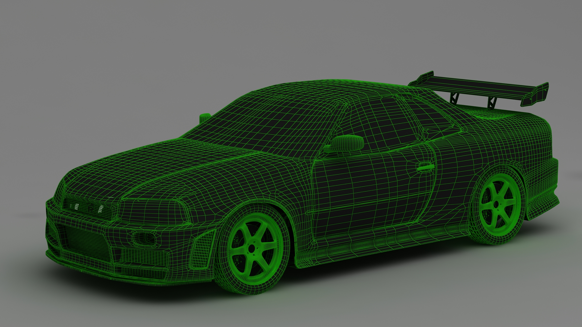NISSAN SKYLINE GTR R34 3D model - TurboSquid 1730803