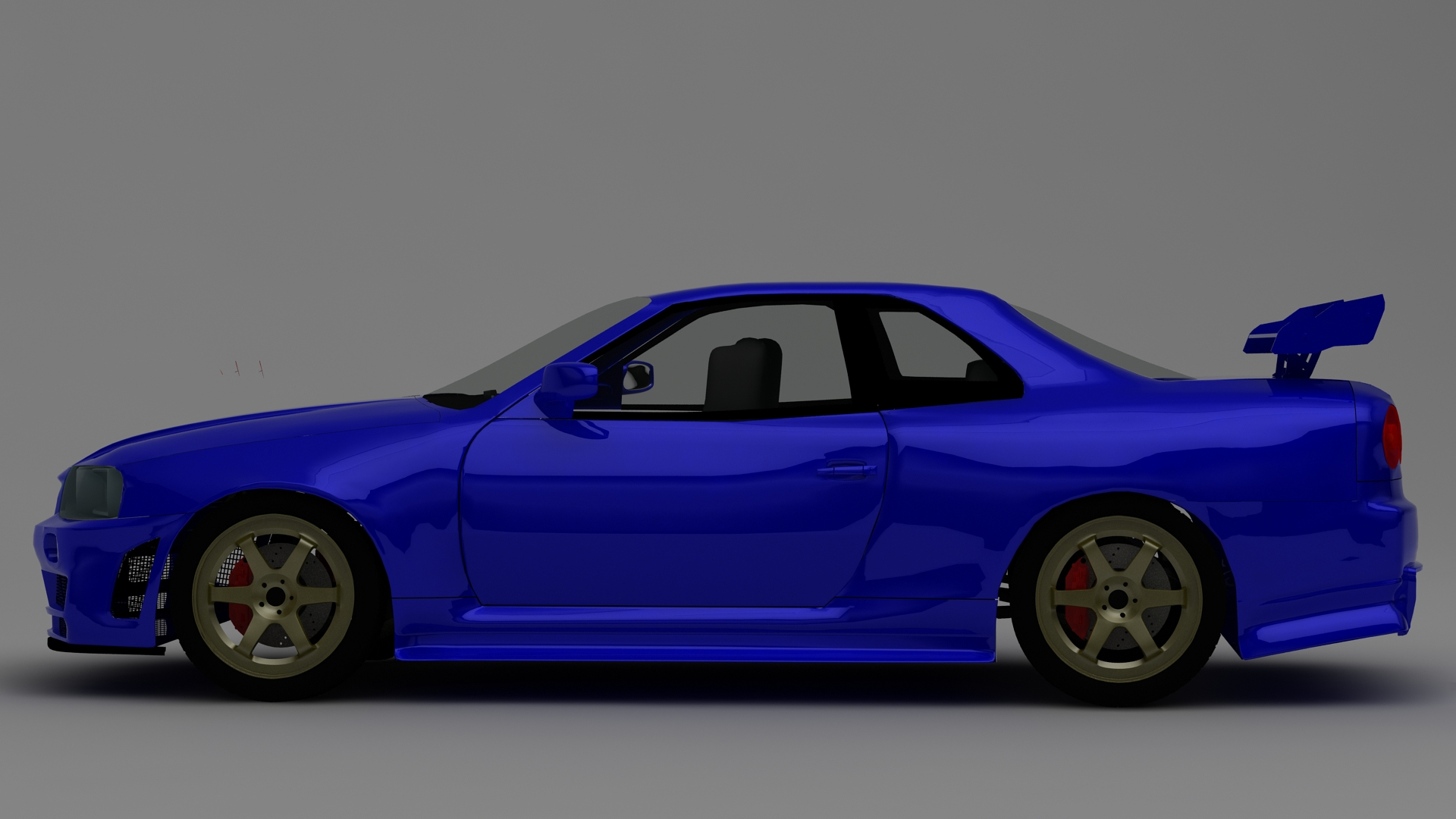 NISSAN SKYLINE GTR R34 3D model - TurboSquid 1730803