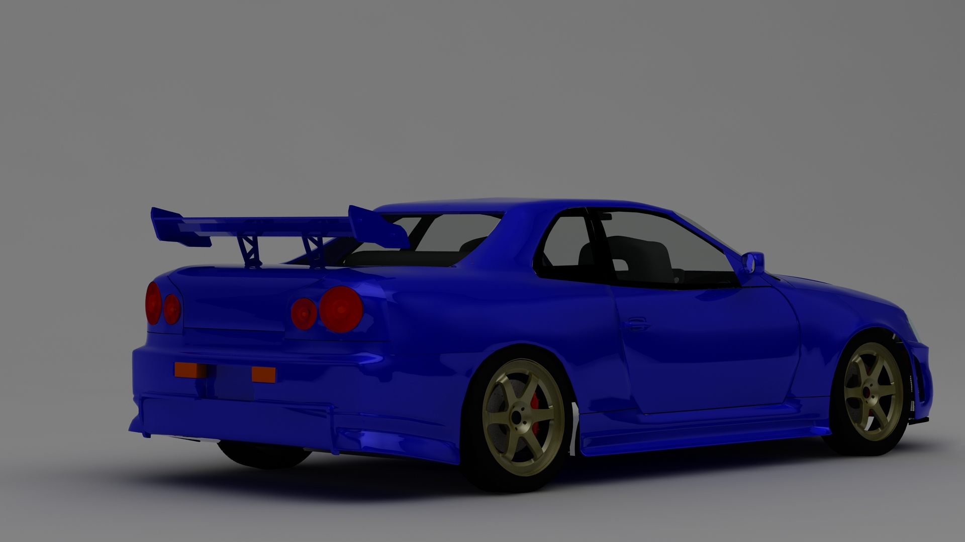 NISSAN SKYLINE GTR R34 3D model - TurboSquid 1730803