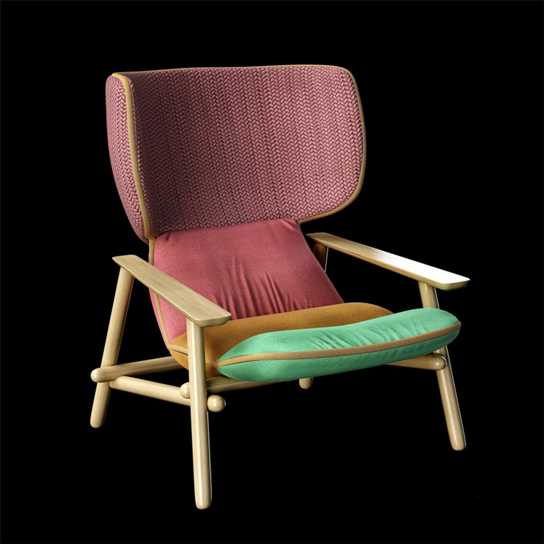 Designer lilo wing moroso model - TurboSquid 1603447