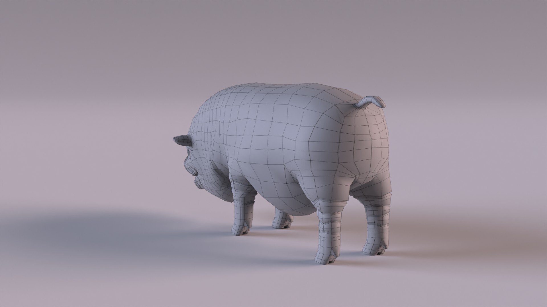 Pot-bellied Vietnamese Vietnam Pig Model - TurboSquid 1489370