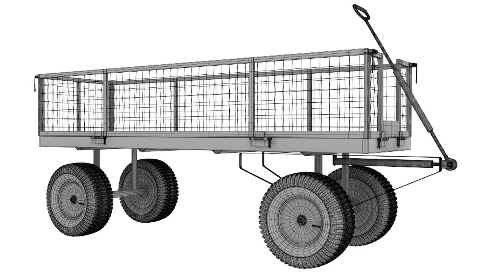 3D model farm cart - TurboSquid 1648946