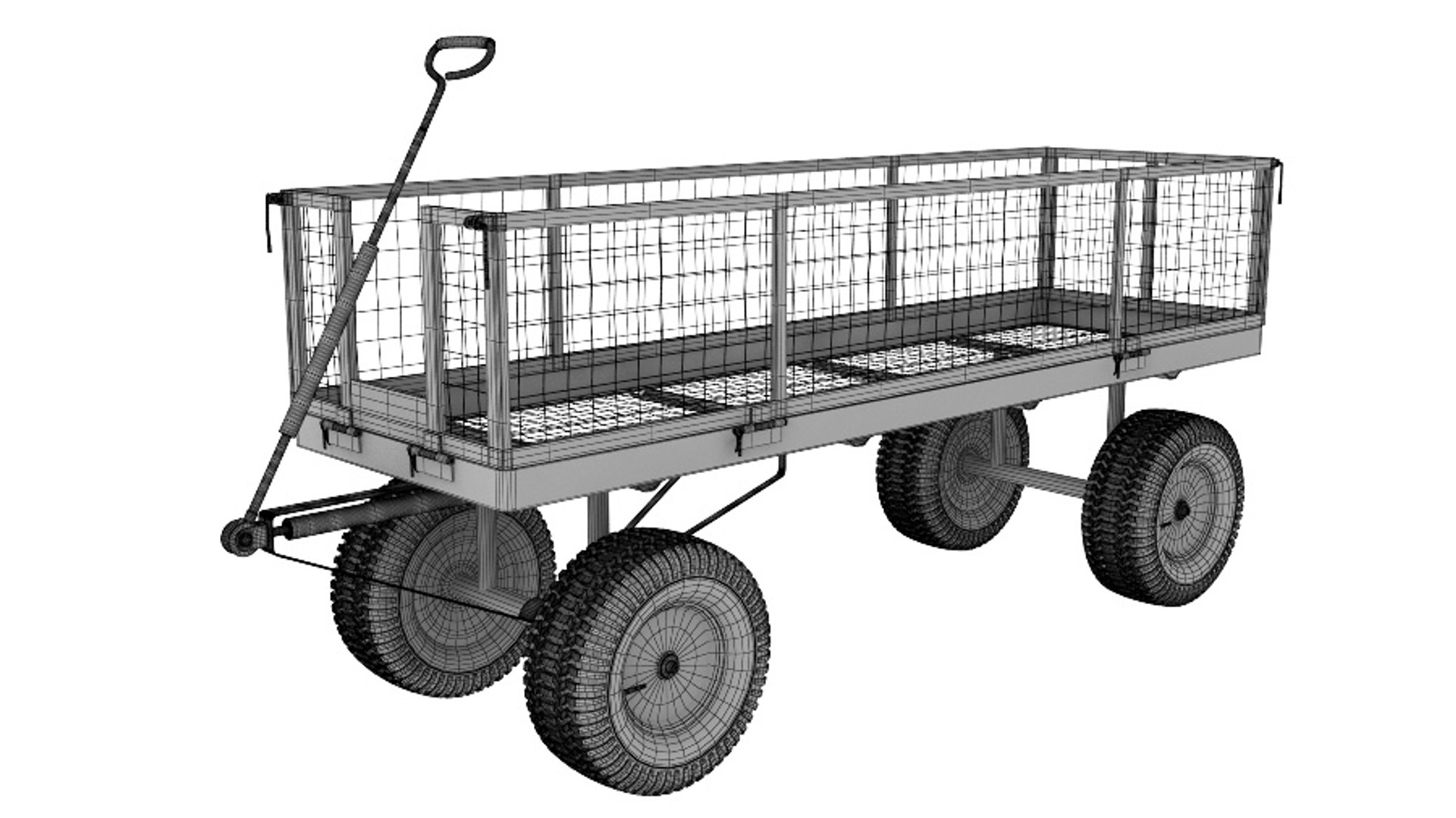 3D model farm cart - TurboSquid 1648946