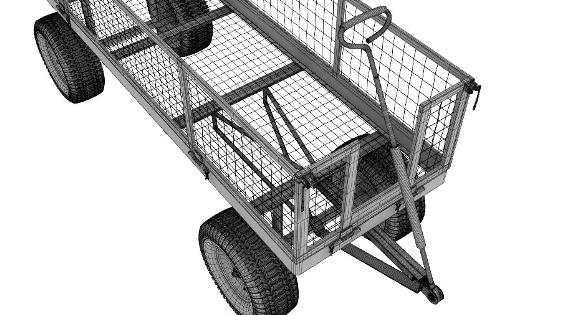3D model farm cart - TurboSquid 1648946