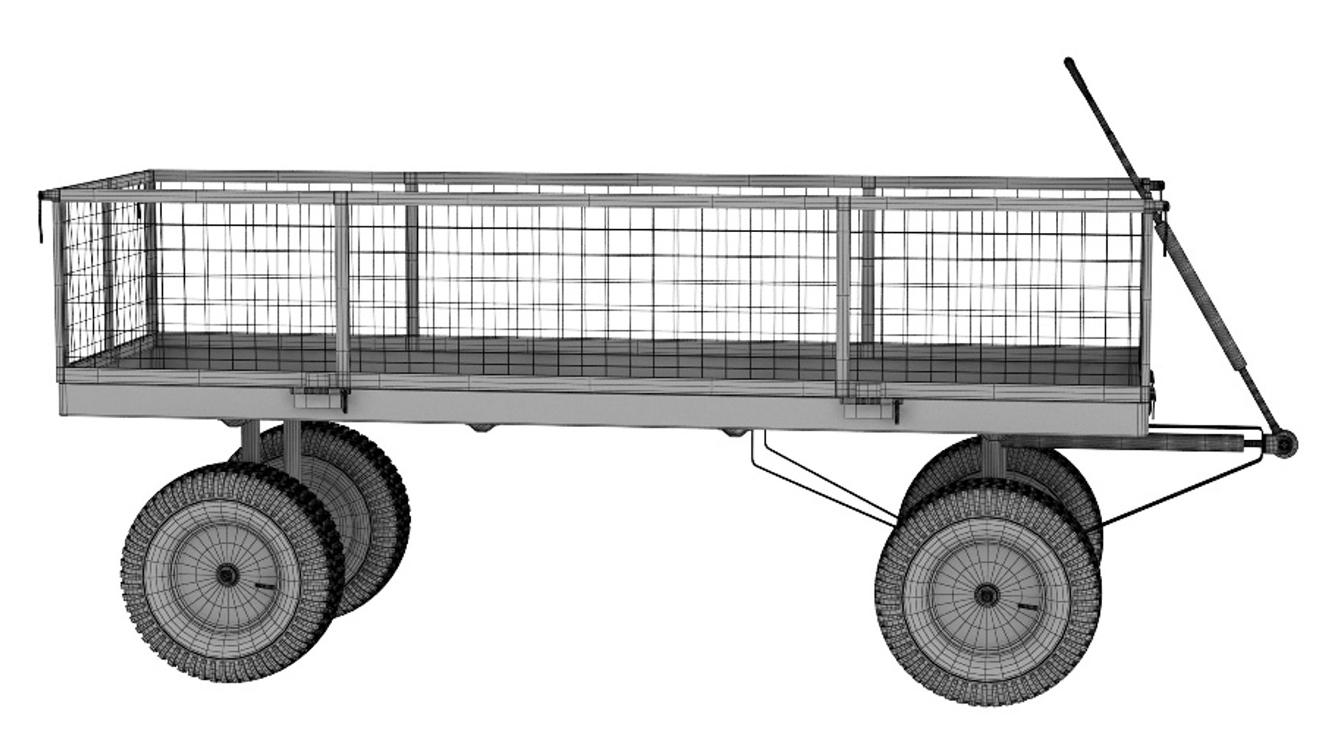 3D model farm cart - TurboSquid 1648946