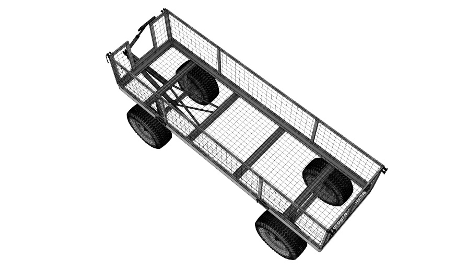 3D model farm cart - TurboSquid 1648946