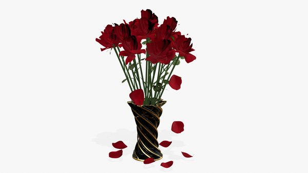 modelo 3d Ramo de rosas rojas - TurboSquid 1806216
