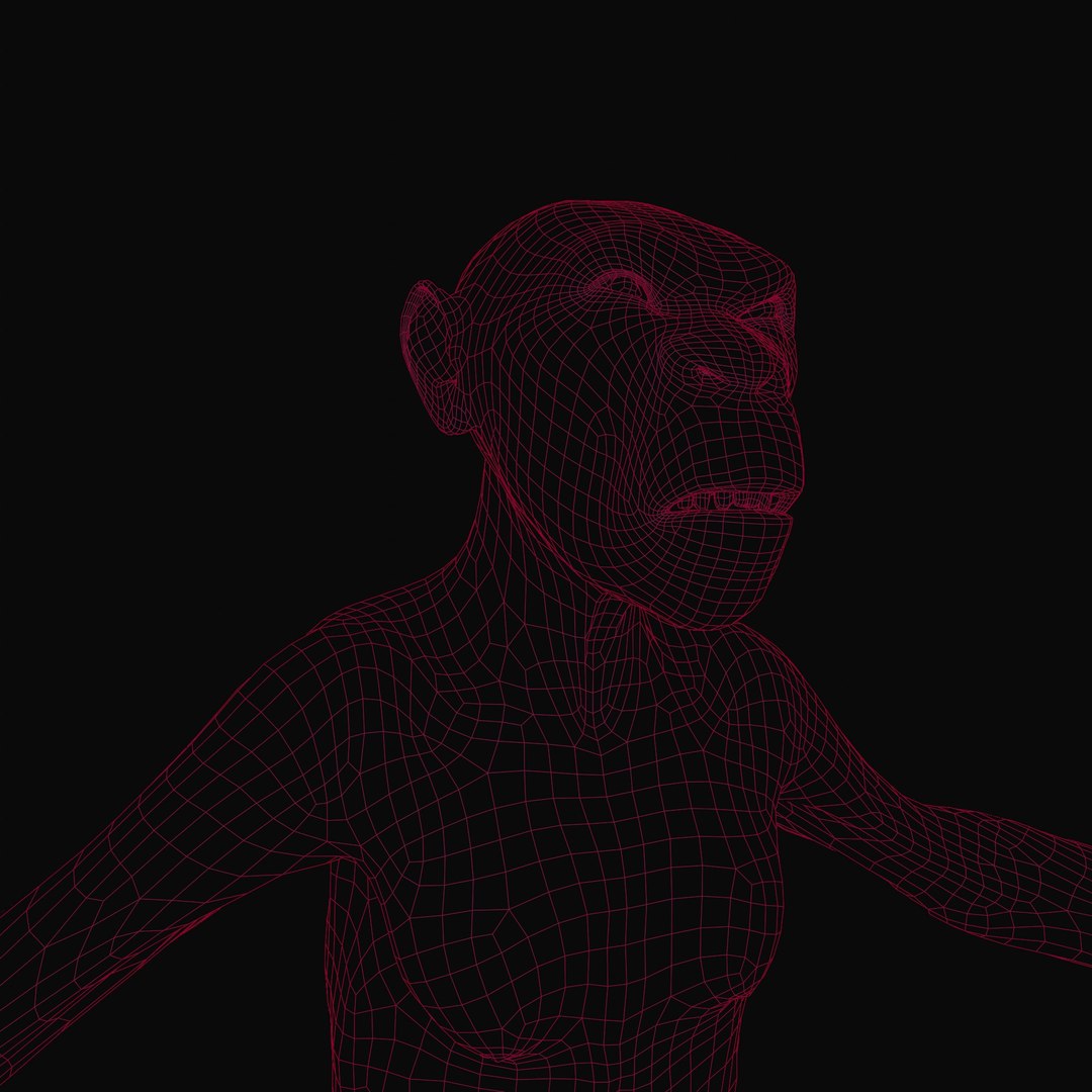 3D Monkey - TurboSquid 1826569