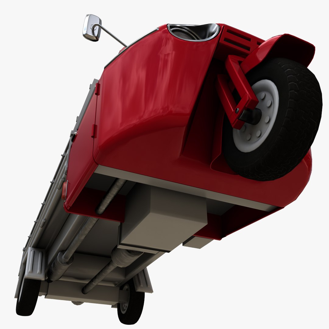 3D Model Wheeler Car - TurboSquid 1224800