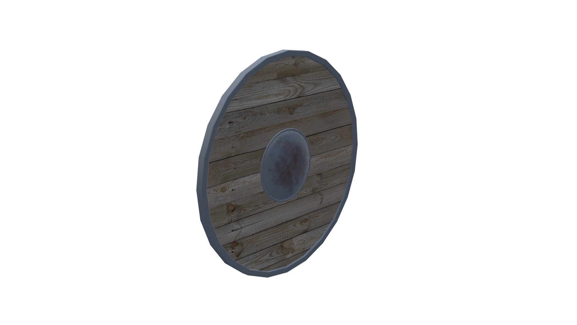 3D Low Poly Wooden Medieval Shield 3D Model - TurboSquid 2298744