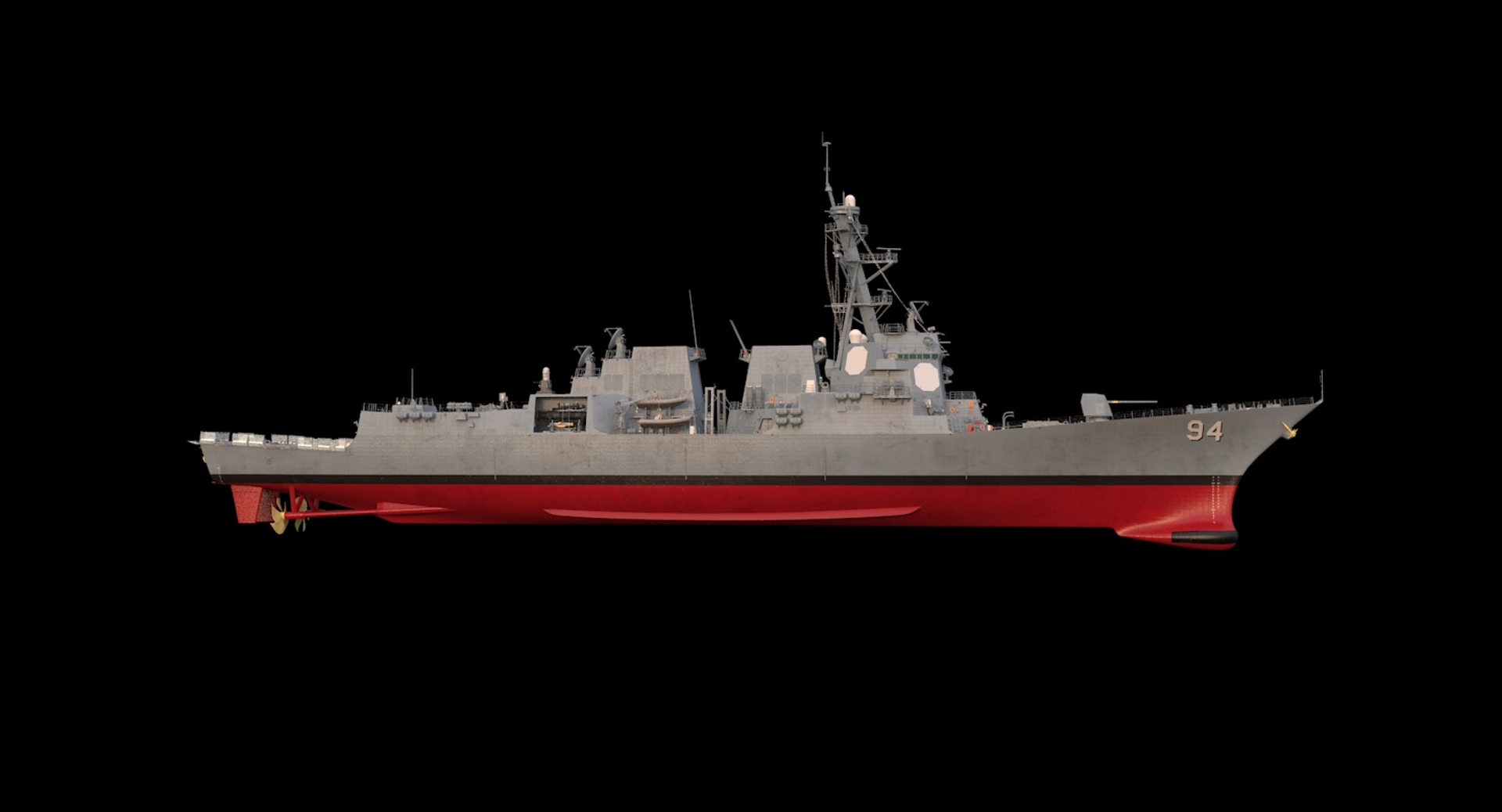 Uss Nitze 3d Model