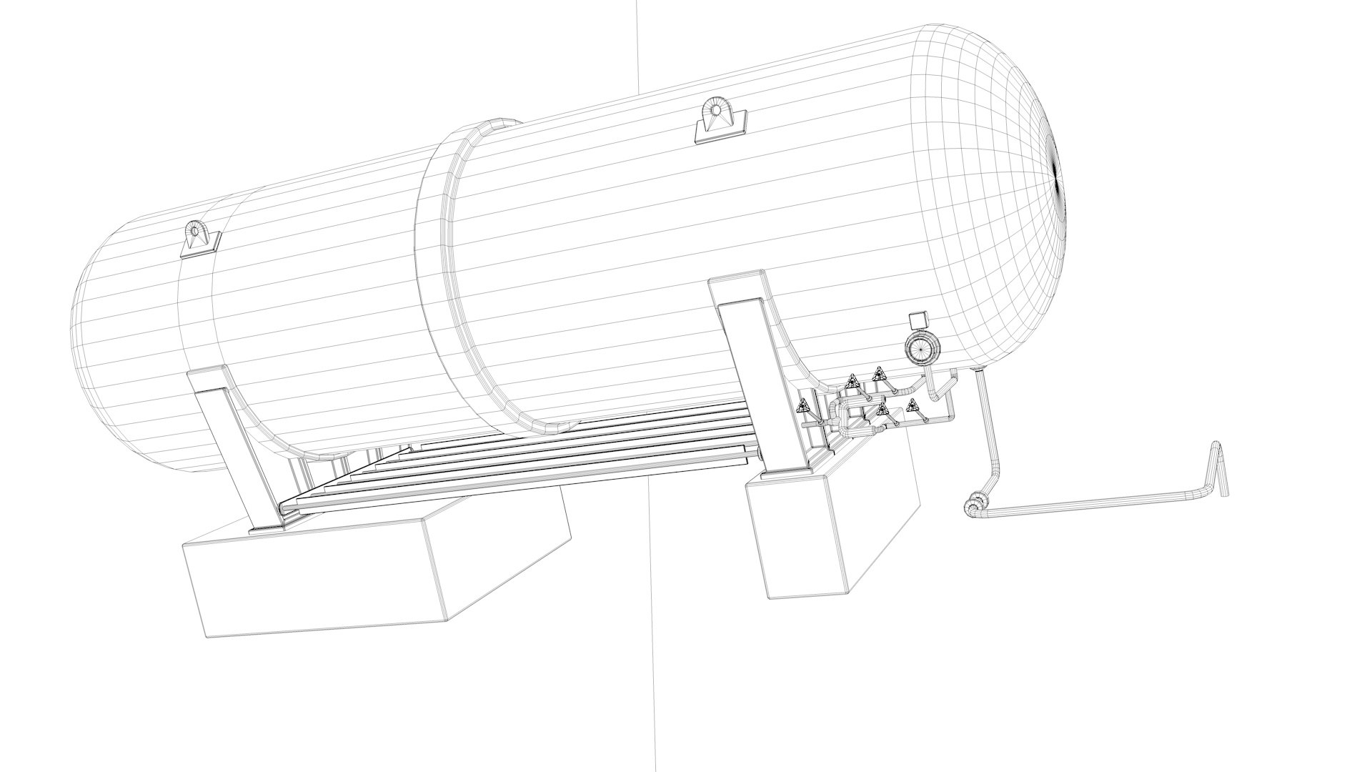 LNG Cryogenic Storage Tank 3D Model - TurboSquid 2068457