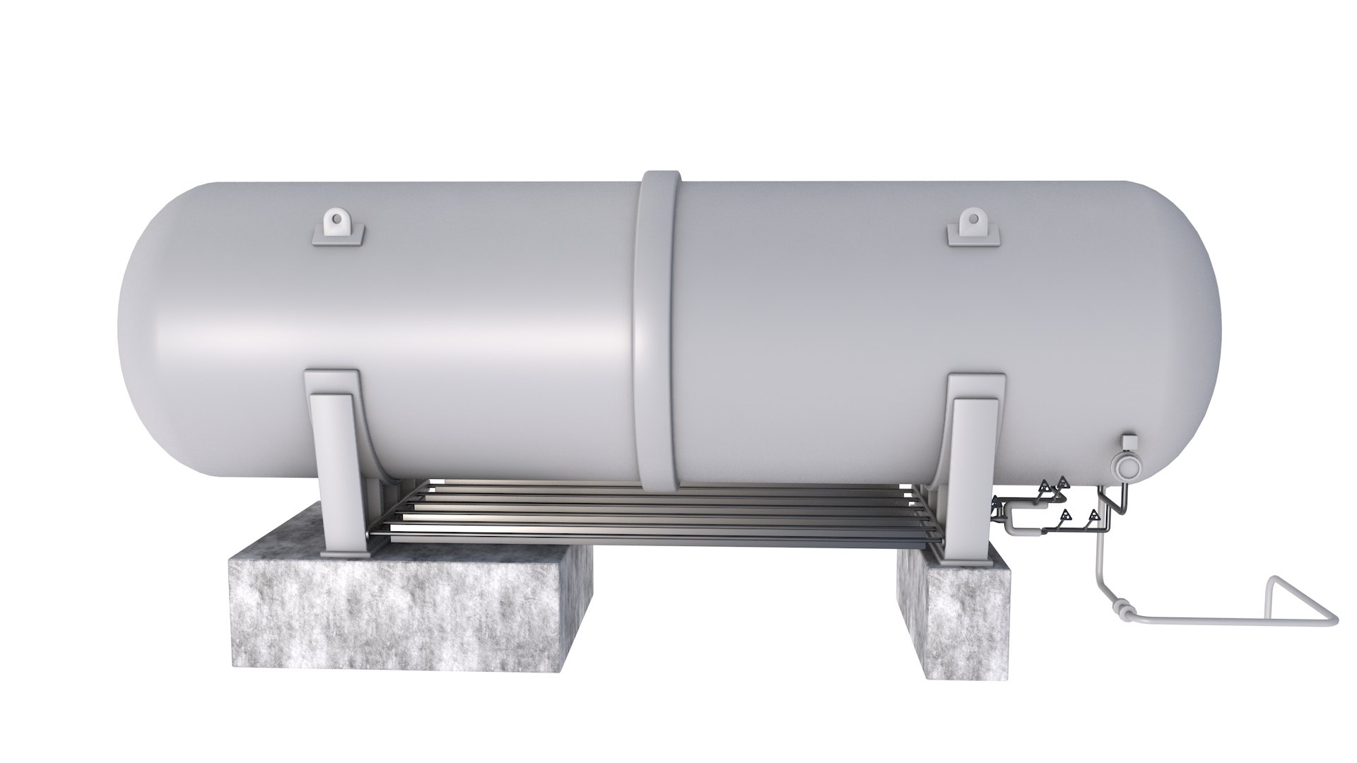 LNG Cryogenic Storage Tank 3D Model - TurboSquid 2068457