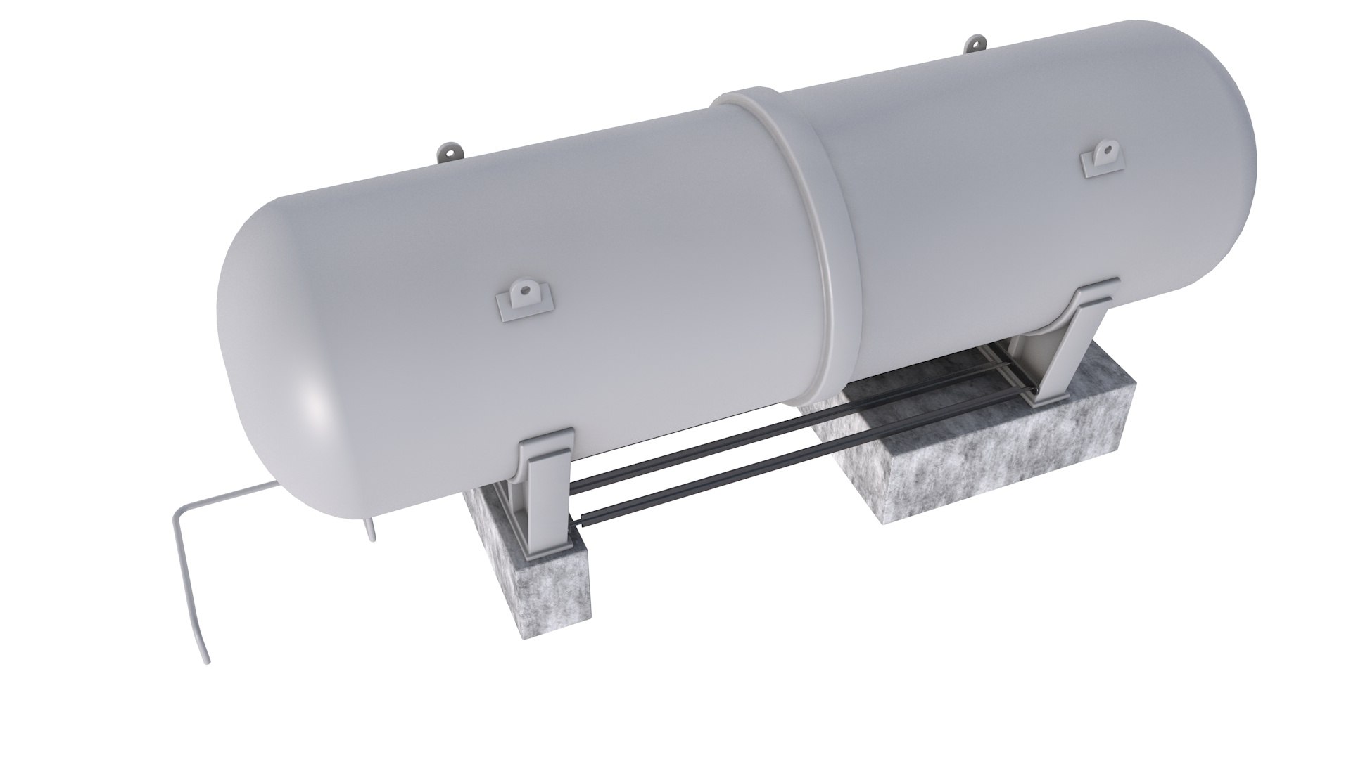 LNG Cryogenic Storage Tank 3D Model - TurboSquid 2068457