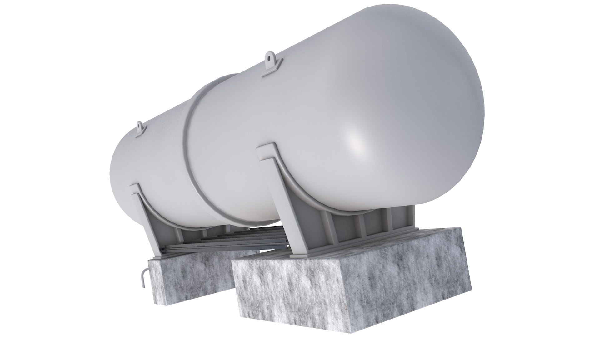 LNG Cryogenic Storage Tank 3D Model - TurboSquid 2068457