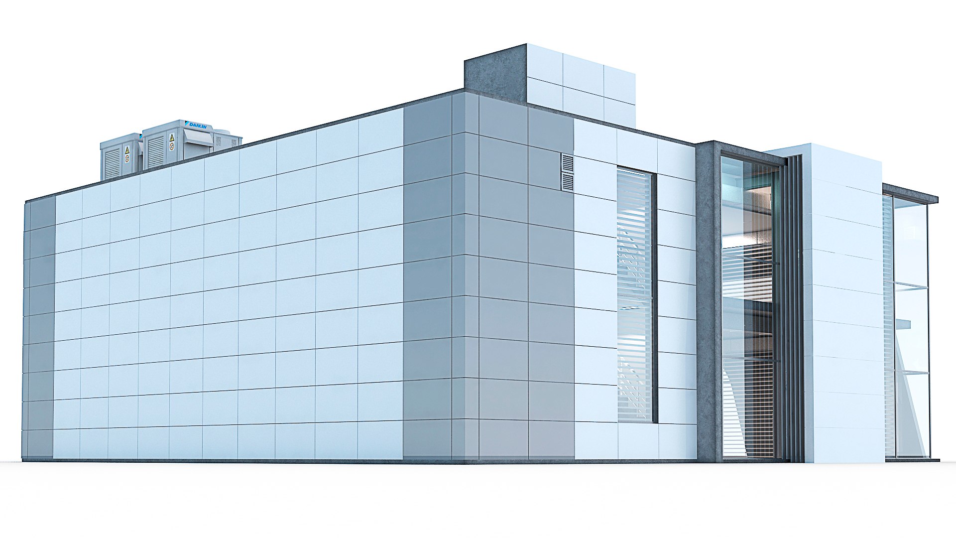 3d office building