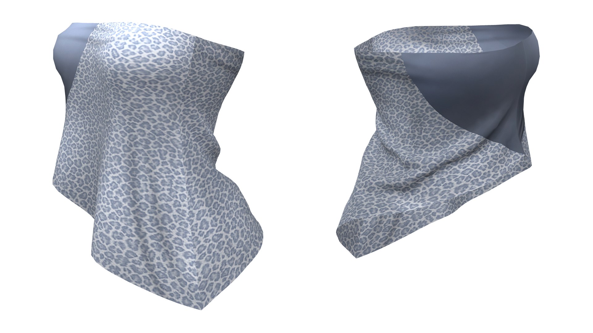 Asymmetric Tube Top 3D Model - TurboSquid 1838676