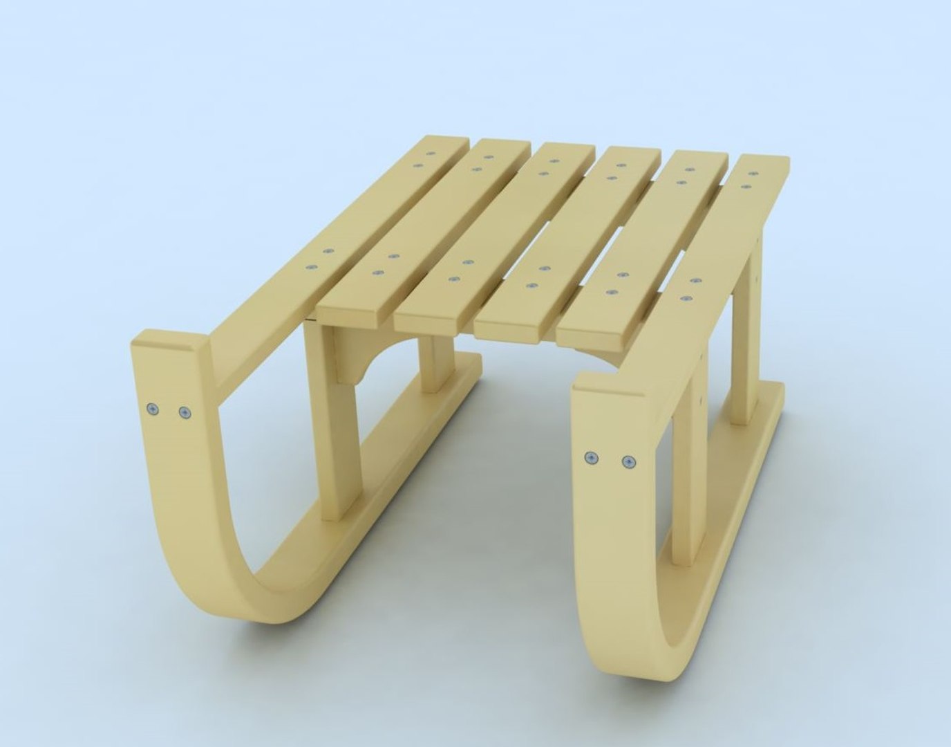 Sled 3d Model