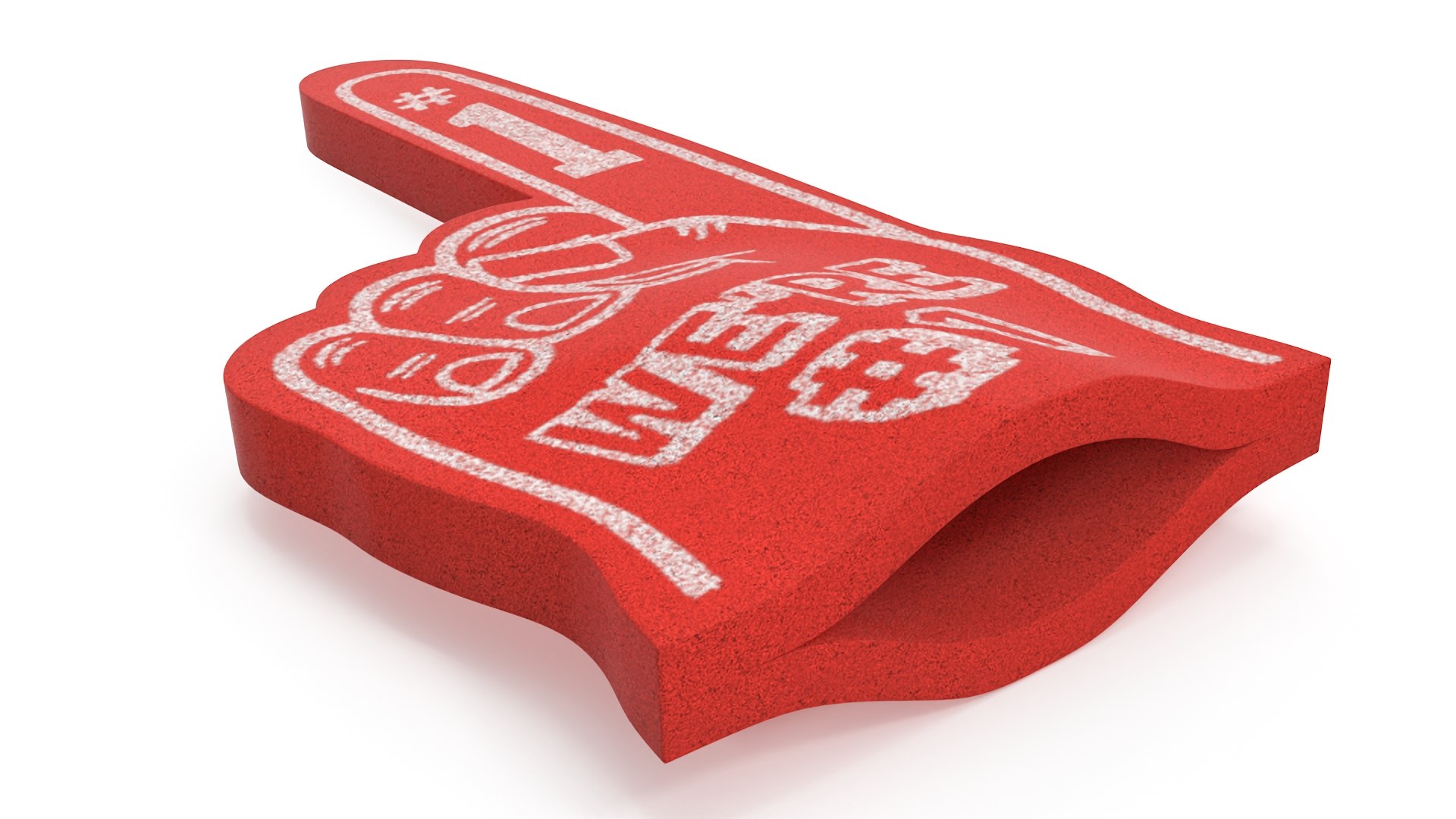 3D Foam Hand - TurboSquid 2277624