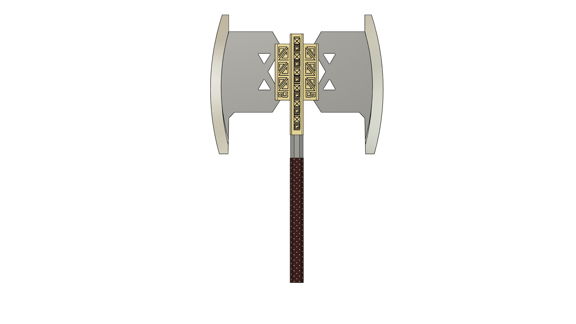 3D Dwarf Battle Axe - Cosplay Replica - TurboSquid 1788263