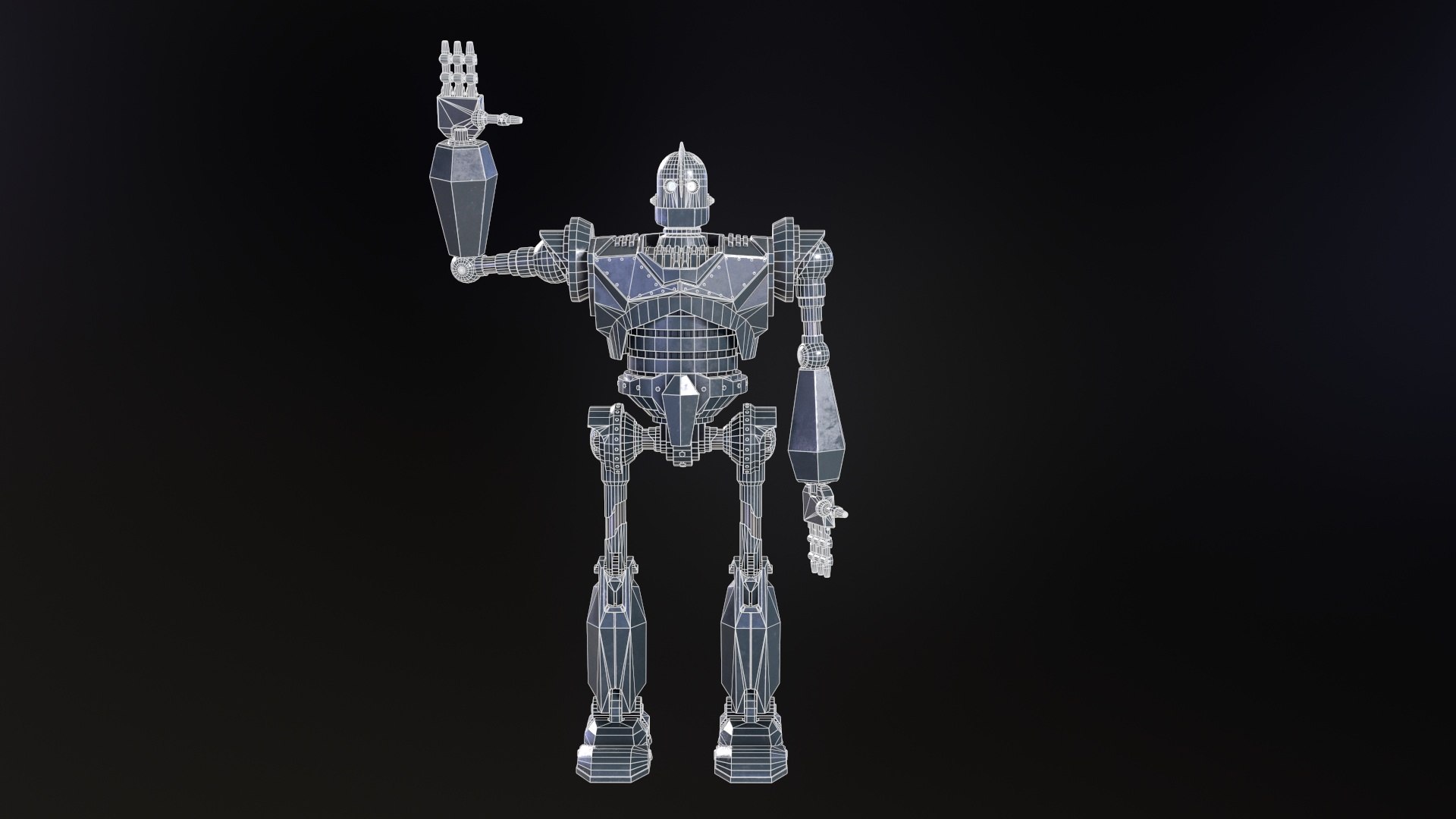 Low Poly Robot 3D Model - TurboSquid 2000097