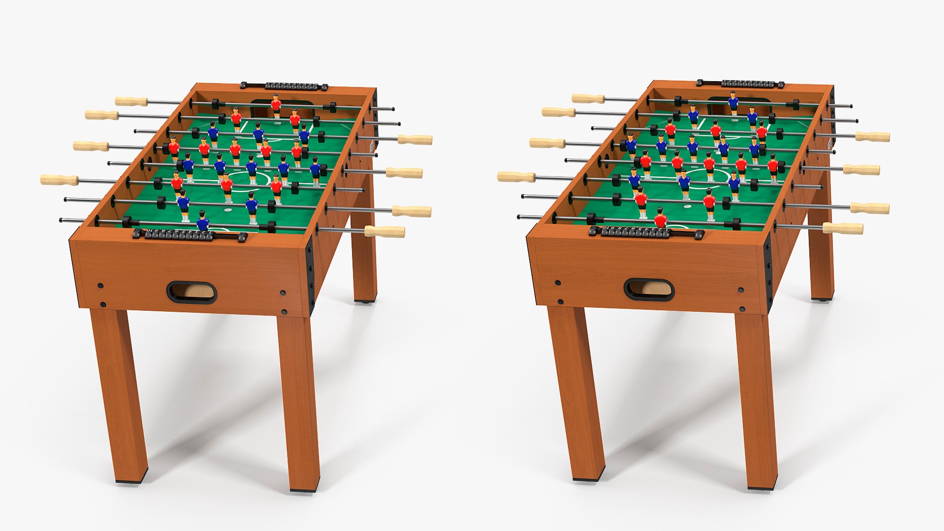 Portable Mini Foosball Table 3D Model - TurboSquid 1485397