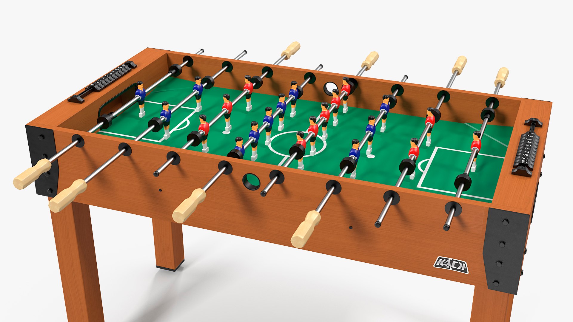 Portable Mini Foosball Table 3D Model - TurboSquid 1485397