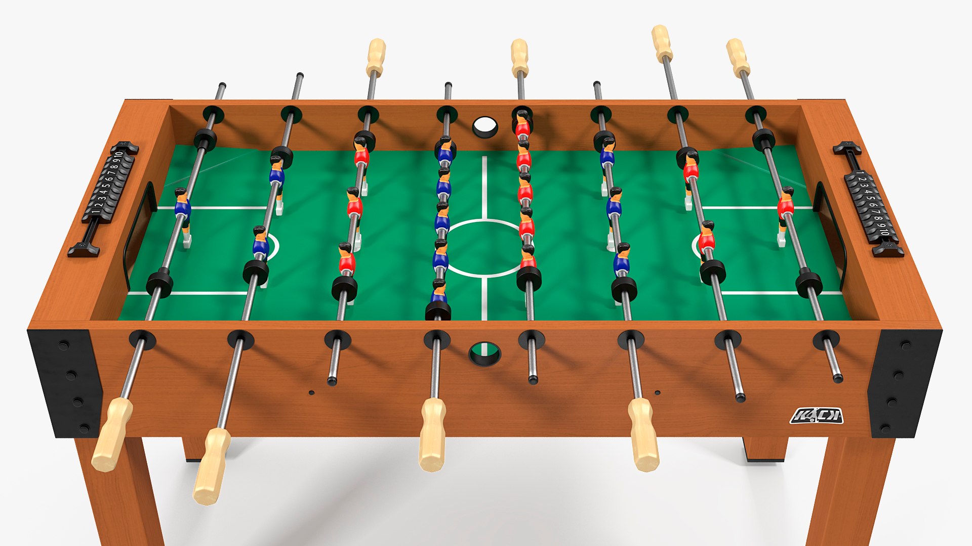 Portable Mini Foosball Table 3D Model - TurboSquid 1485397