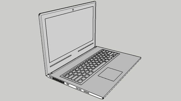 Notebook 3D model - TurboSquid 1414645