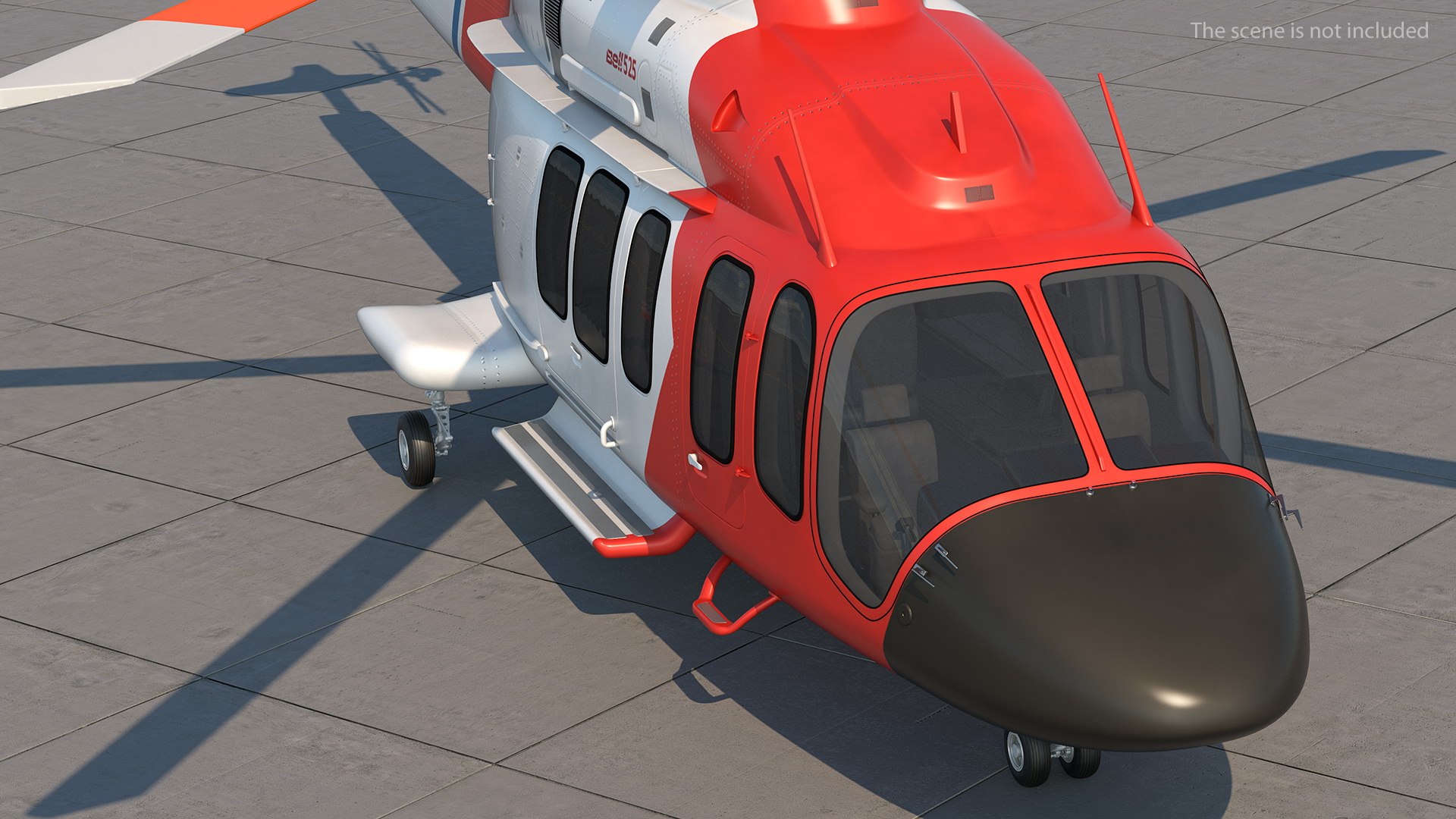 Bell 525 Relentless Paramedic 3D Model - TurboSquid 1493295