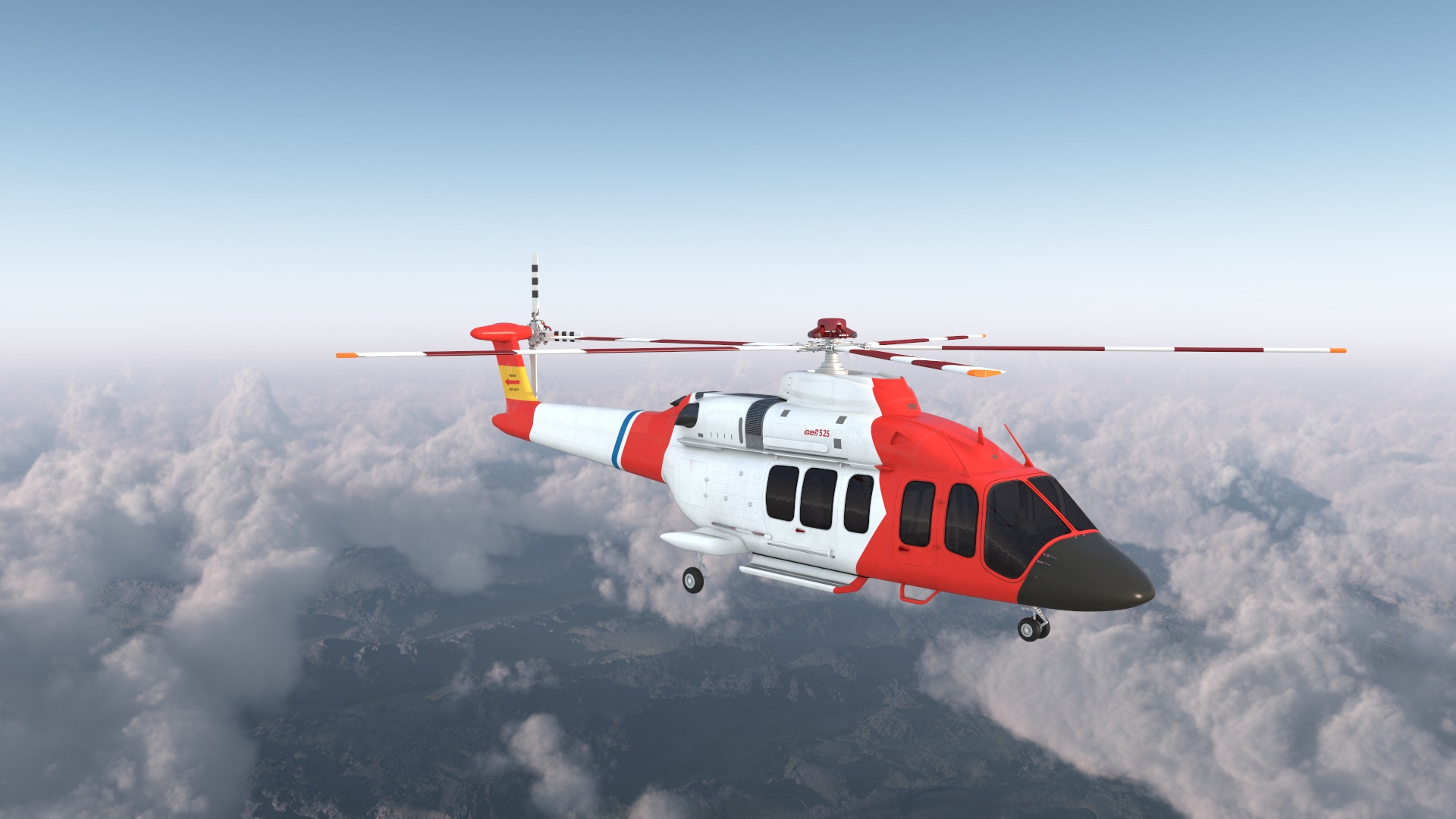 Bell 525 Relentless Paramedic 3D Model - TurboSquid 1493295