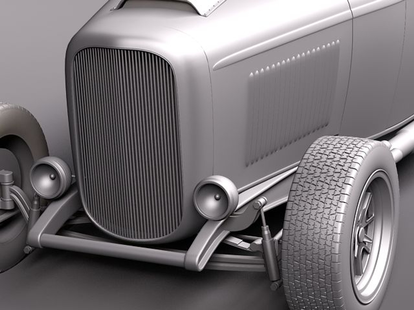 3d 32 custom oldtimer flame model