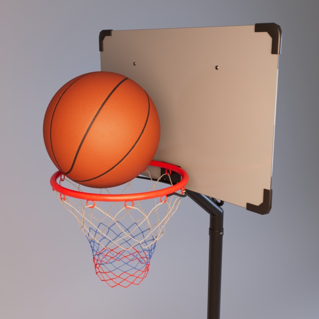 Basketball Hoop 3D Model - TurboSquid 2245648