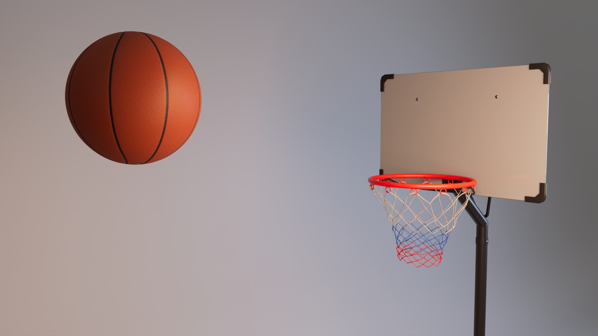 Basketball Hoop 3D Model - TurboSquid 2245648