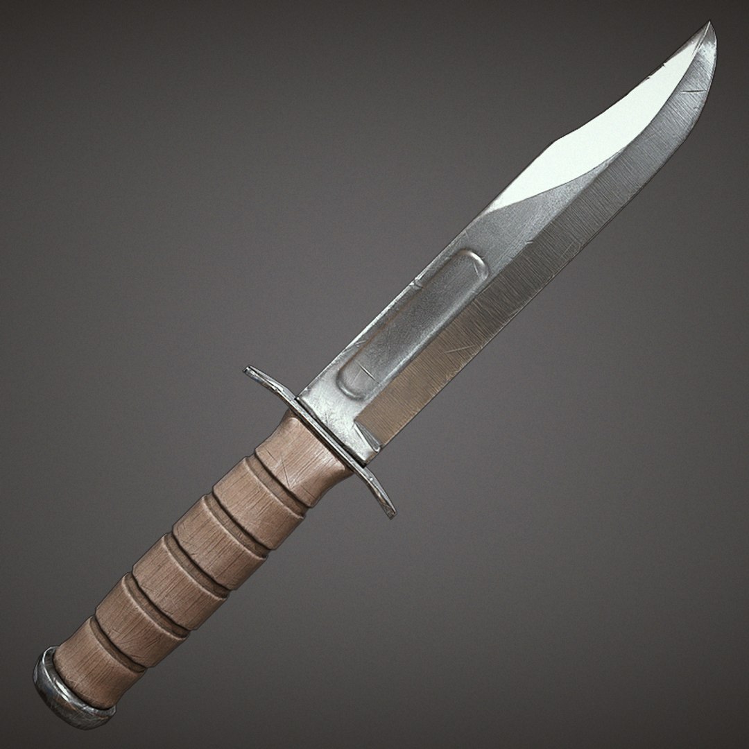 Realistic Knife Ready Pbr Max