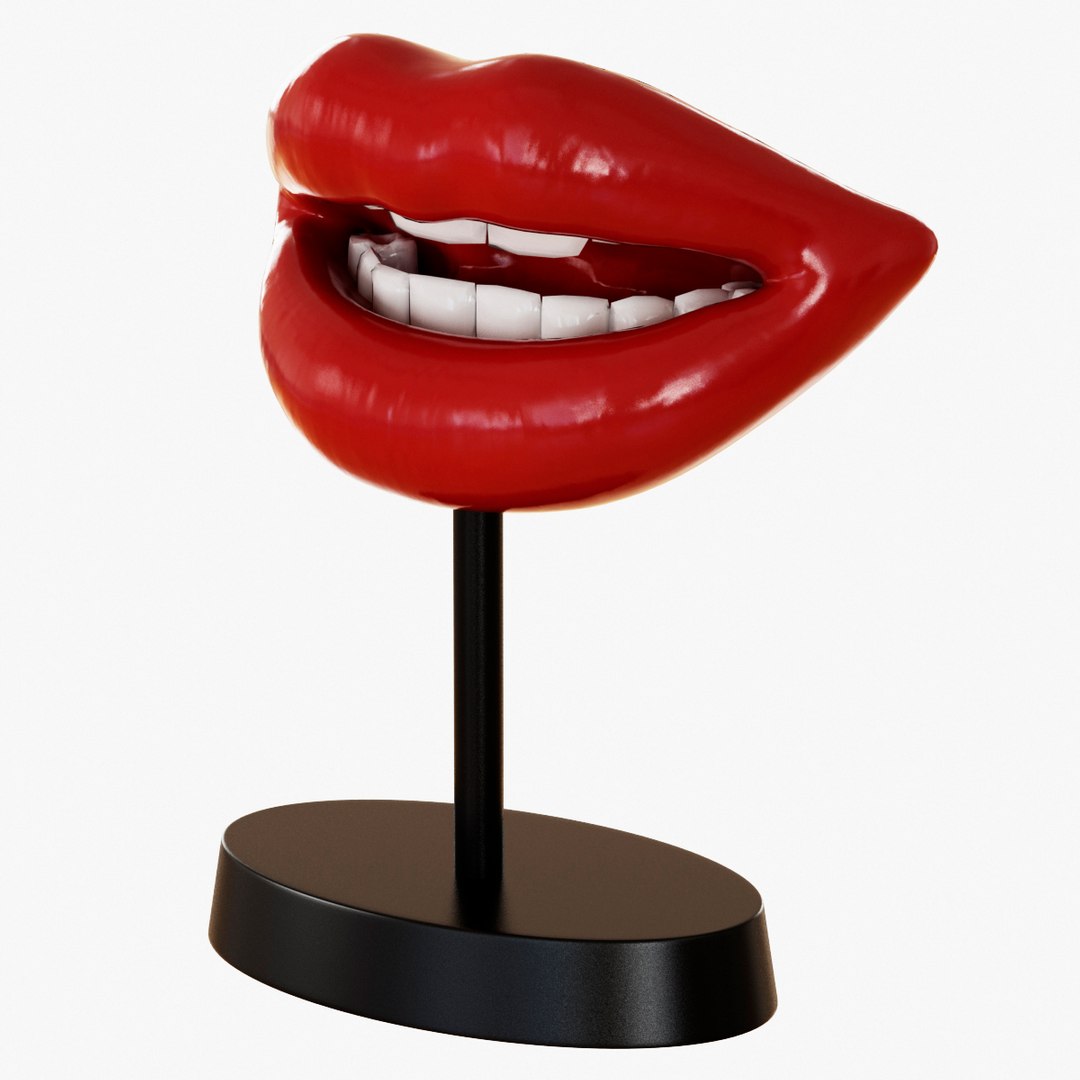 3D Figurine Lips - TurboSquid 1165129