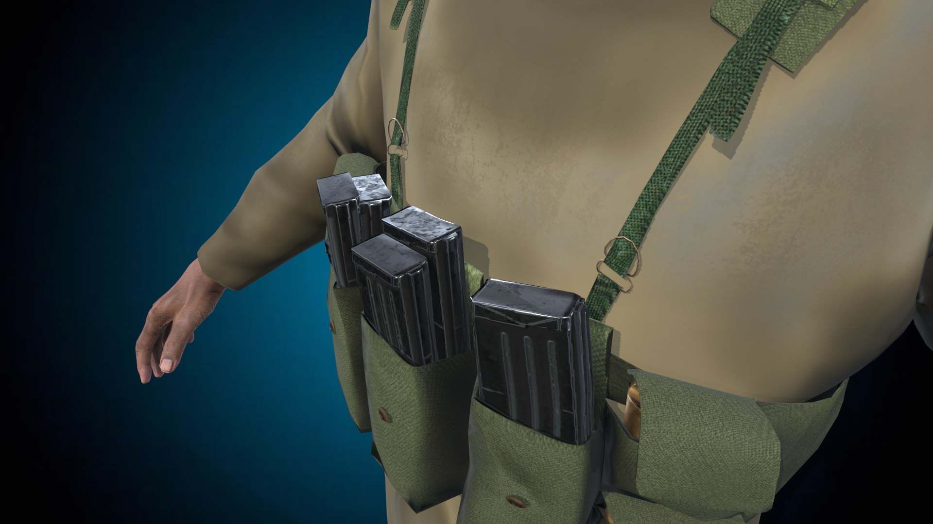 3D Middle Eastern Soldier - TurboSquid 2393101