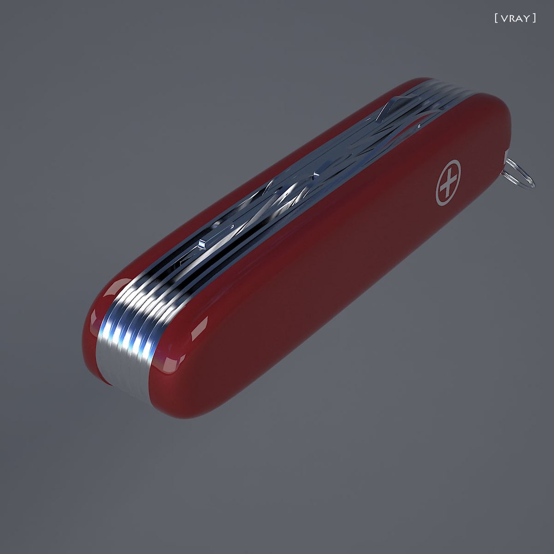 3d Swiss Army Knife Model