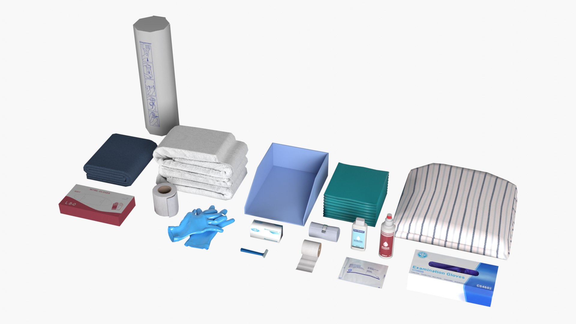 Hospital Cabinet Props 3D Model - TurboSquid 2244001