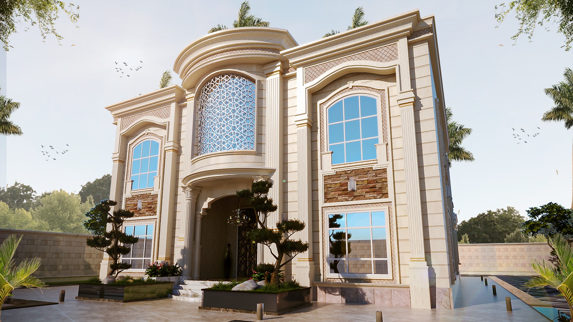 3D Model Classic Villa 3D - TurboSquid 2129535