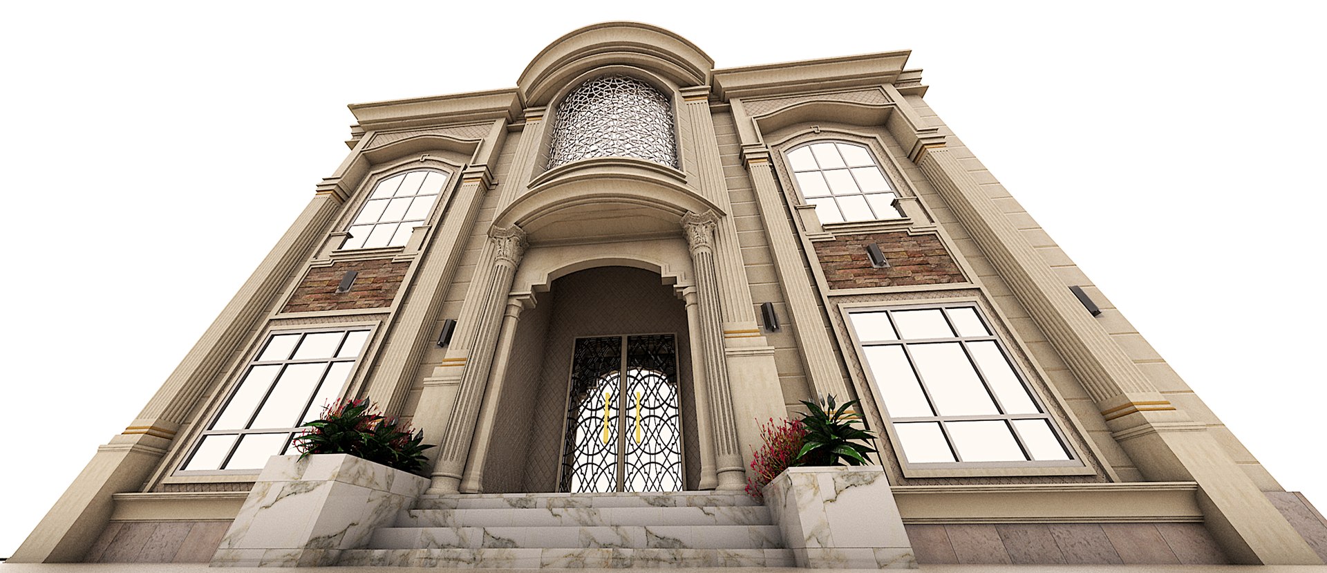 3D Model Classic Villa 3D - TurboSquid 2129535