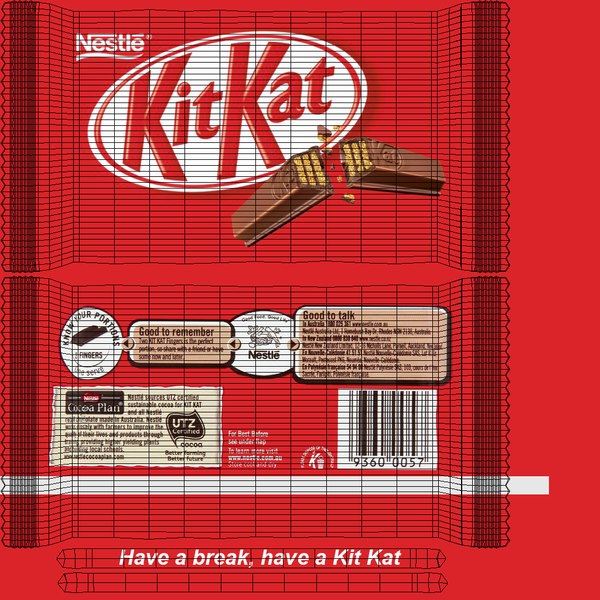Kit kat kitkat 3D model - TurboSquid 1690730