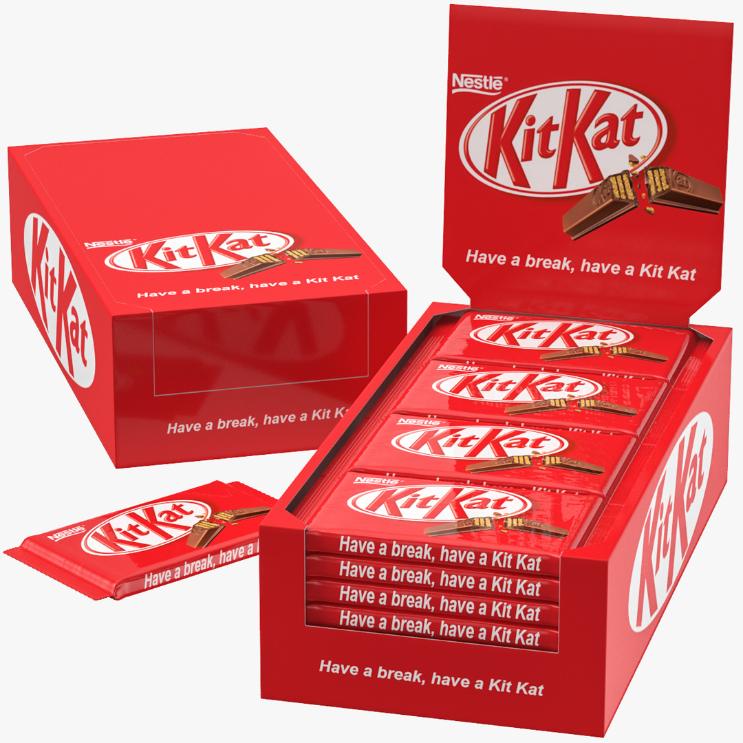 Kit kat kitkat 3D model - TurboSquid 1690730