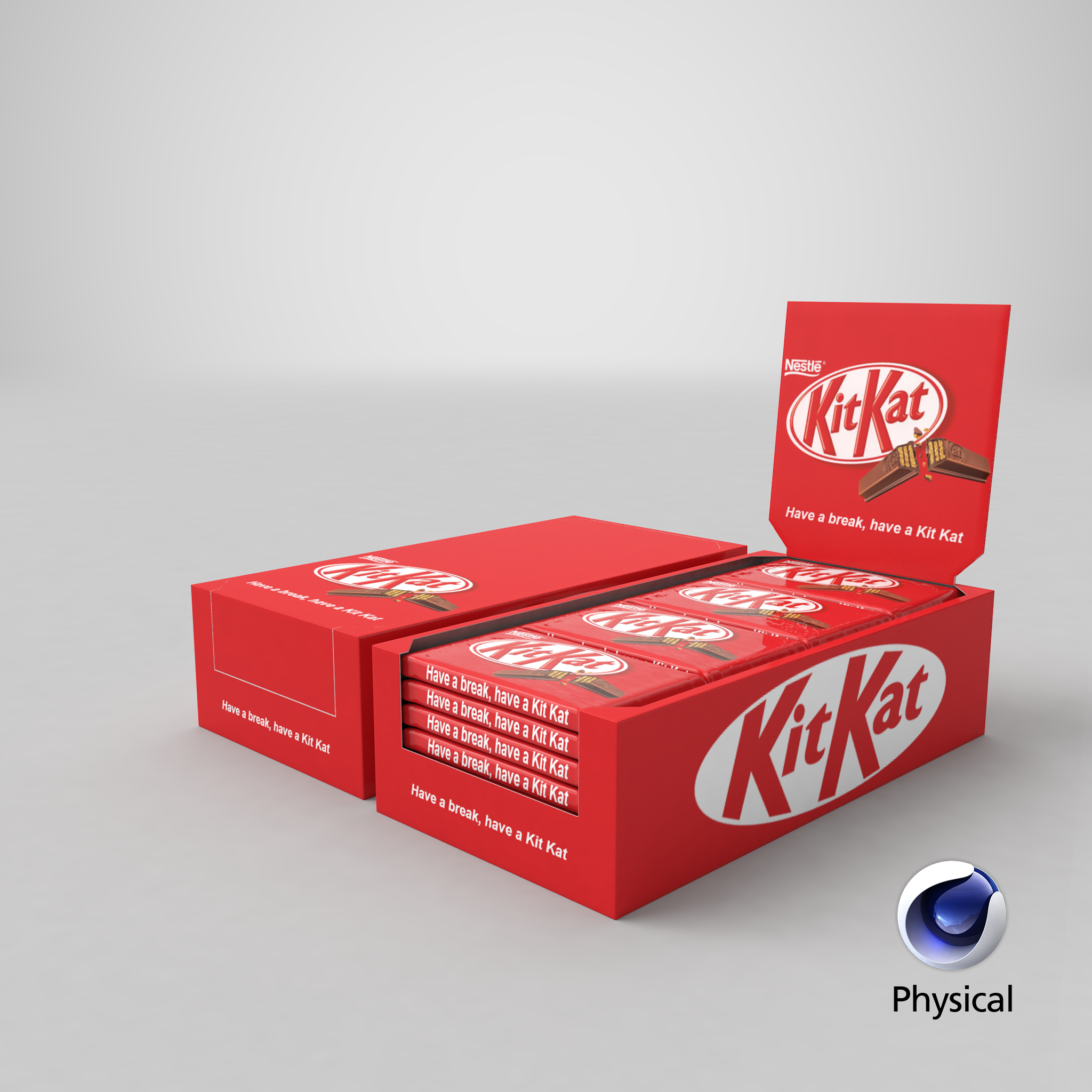 Kit kat kitkat 3D model - TurboSquid 1690730