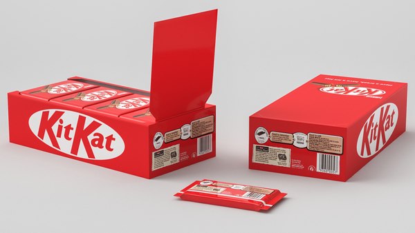 Kit kat kitkat 3D model - TurboSquid 1690730