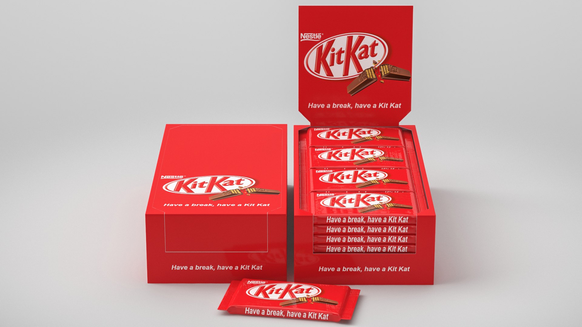 Kit Kat Kitkat 3D Model - TurboSquid 1690730