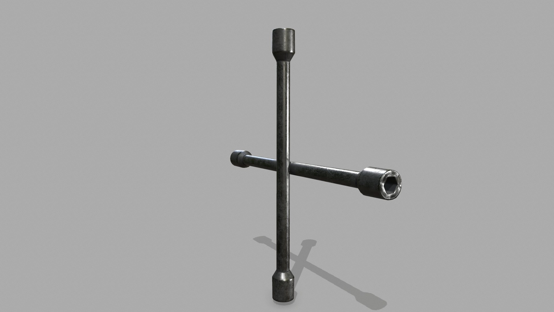 3D Lug Wrench Model - TurboSquid 1541401
