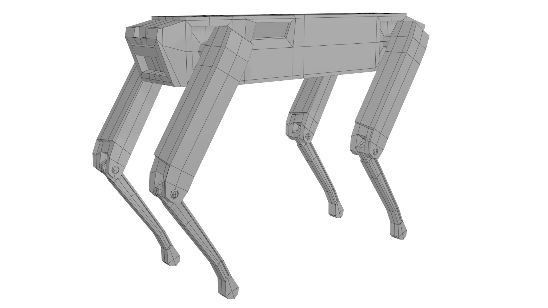 3D Robot Dog Military Low Poly Rigged Model - TurboSquid 2018217